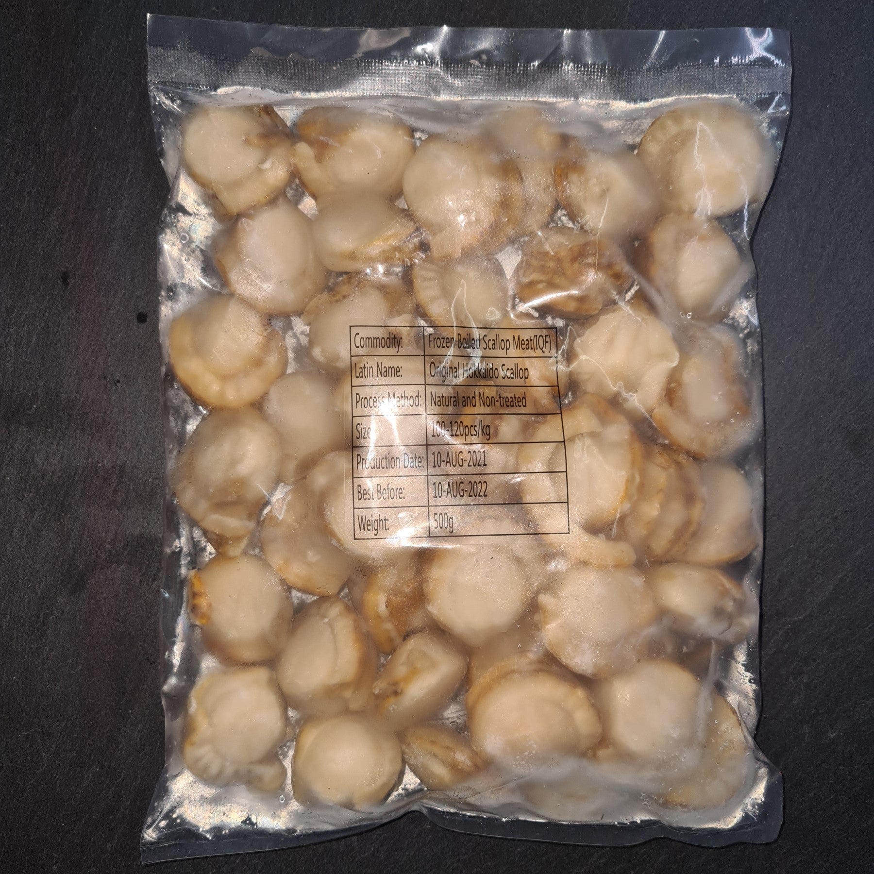 Buy Frozen Hokkaido Boiled Scallop (Large) 500g Singapore | Oceanwaves SG